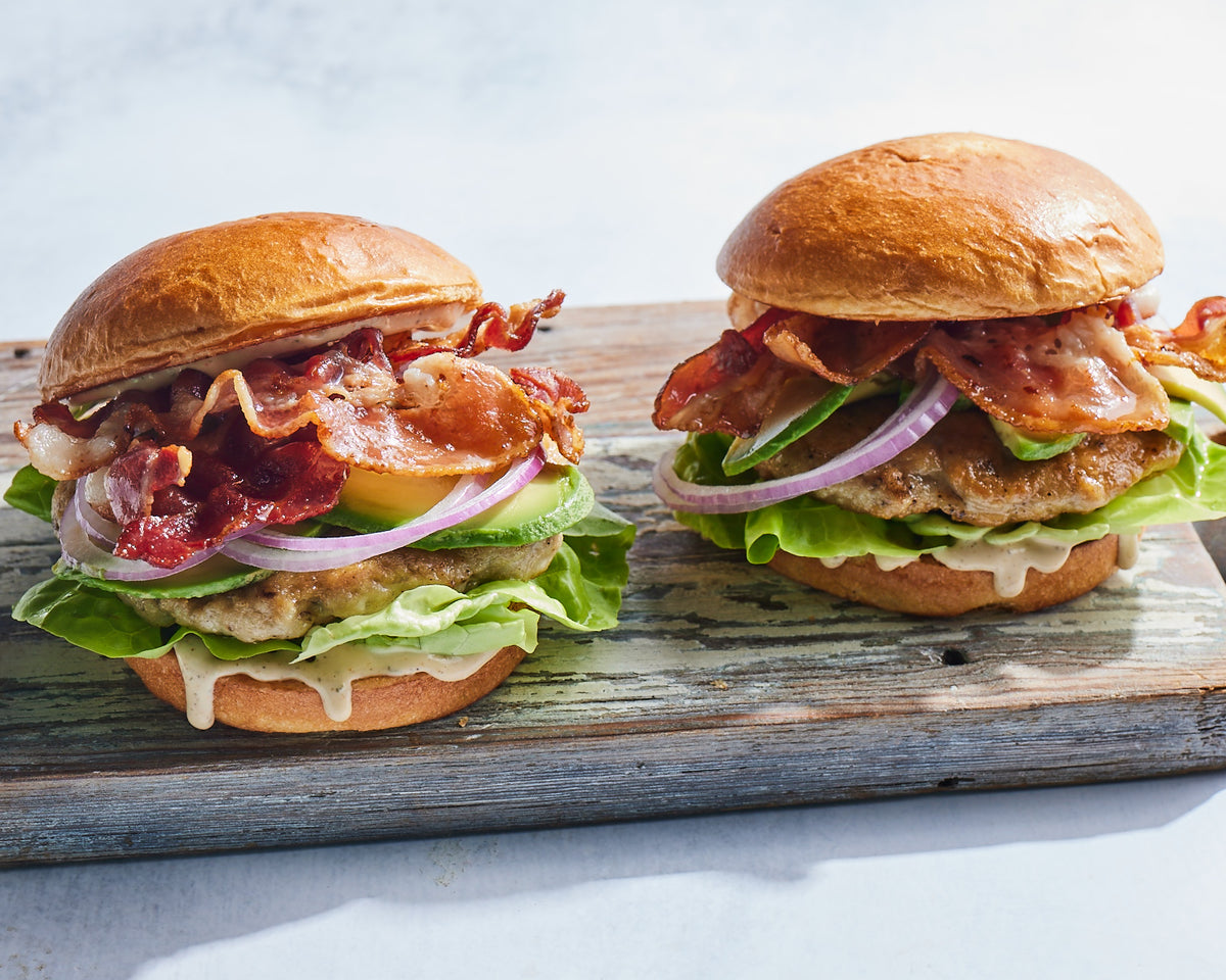 Chipotle Ranch Chicken Burger Recipe | SideDish by Alex Snodgrass